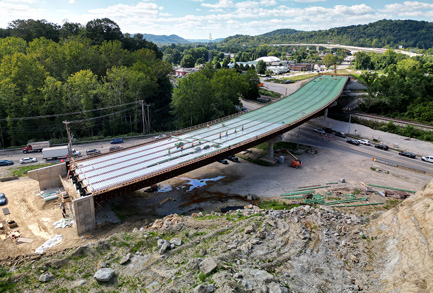 Concrete to be poured on new Jefferson Road bridge as work continues on widening project - EIN ...